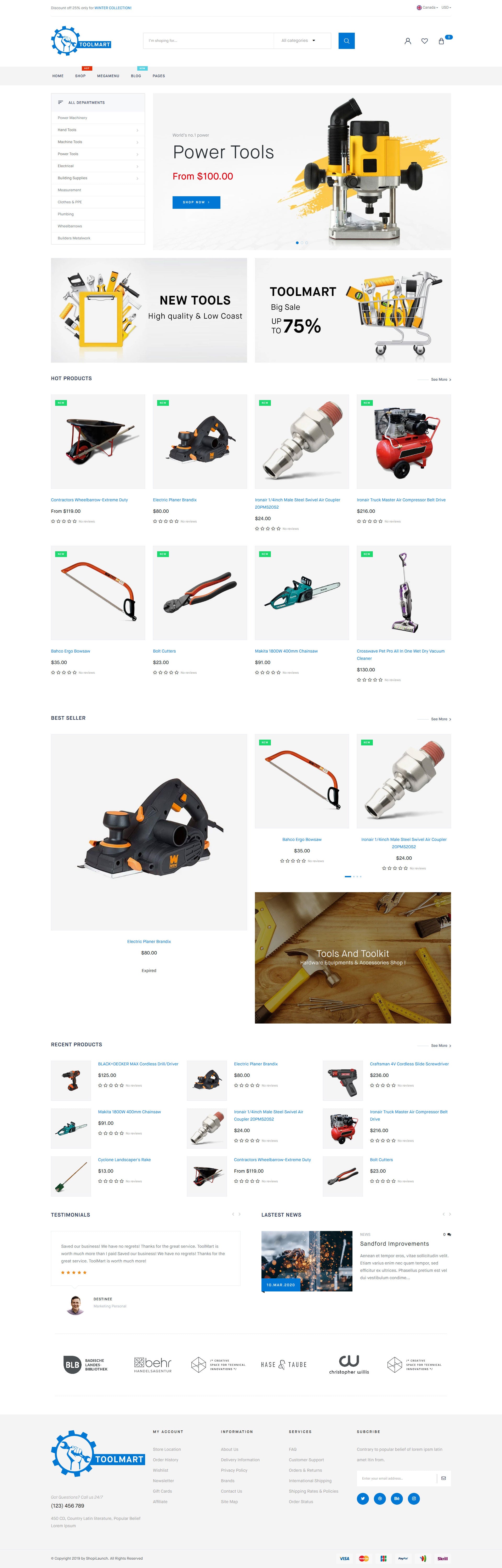 Shopify Theme - Toolmart – The Diamond Empire LLC