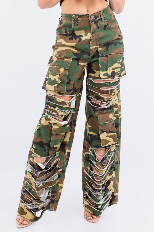 Utility Cargo Pants in Ripped Cargo – The Diamond Empire LLC